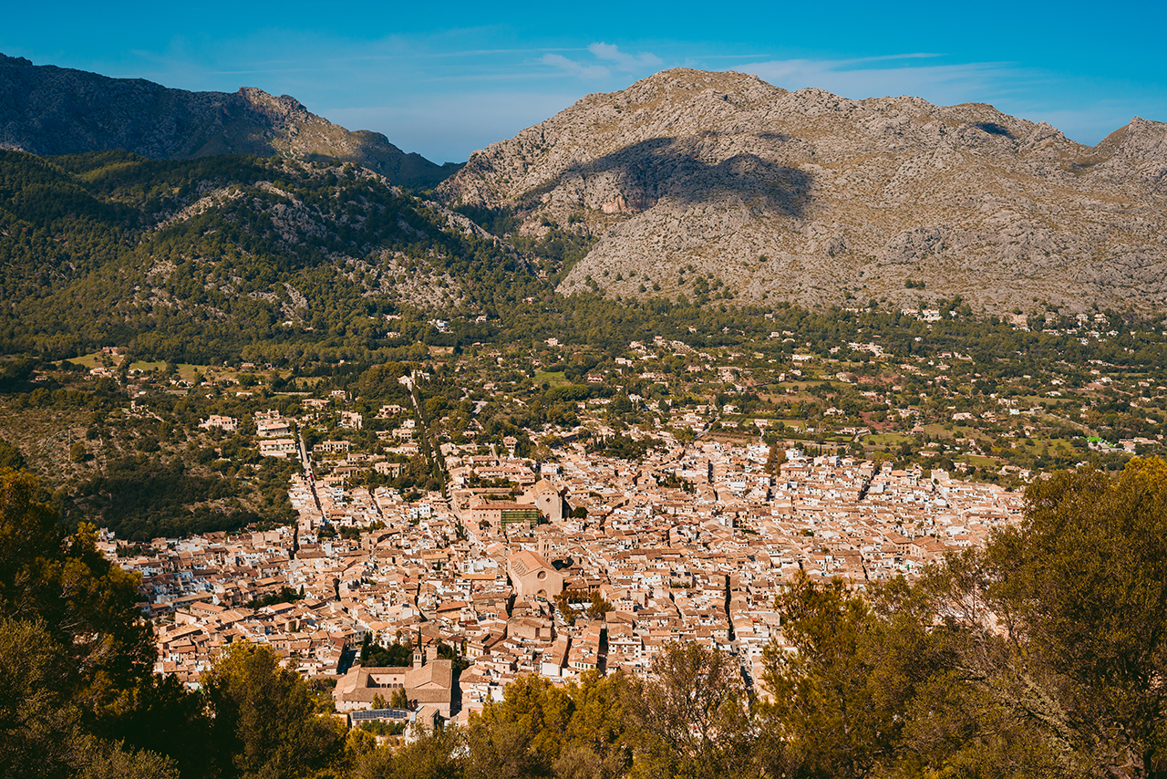 Pollensa views from Puig de María