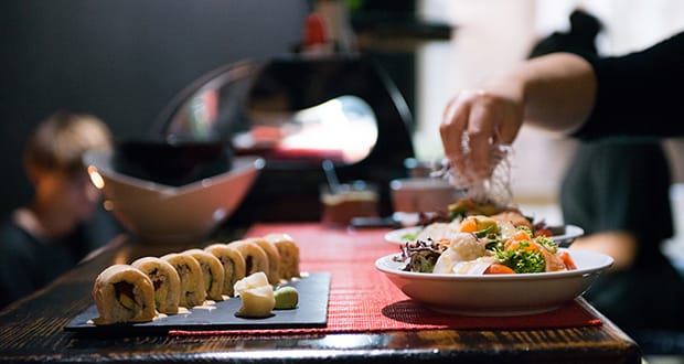 Japanese cuisine at Palma's Daruma restaurant